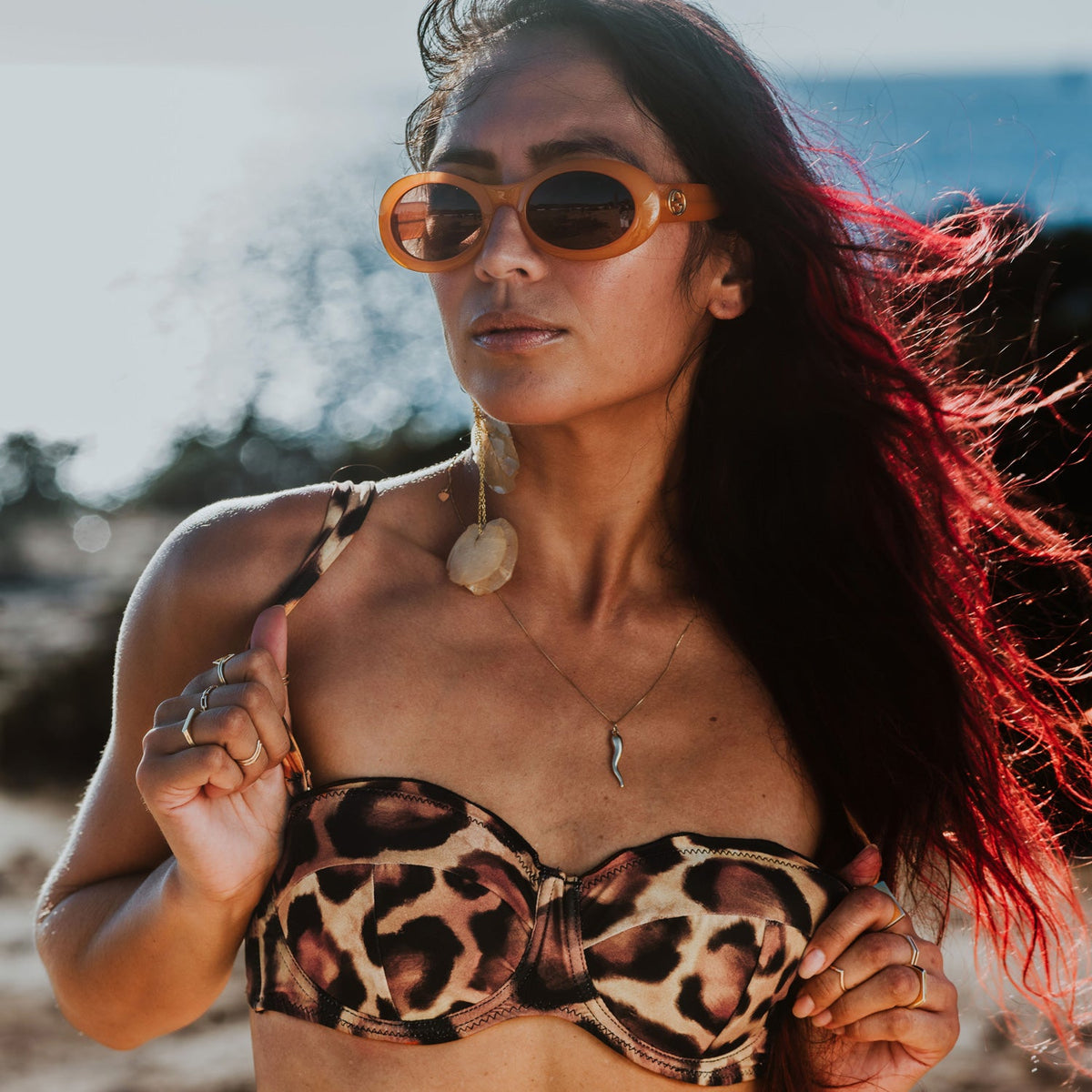 Leopard Print Shapewear Bikini Bottom – Artisan Sustainable Swimwear ...